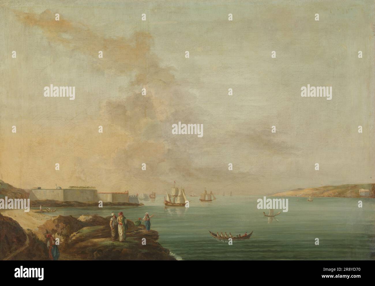 View of the Dardanelles, 1770-1780 Stock Photo - Alamy