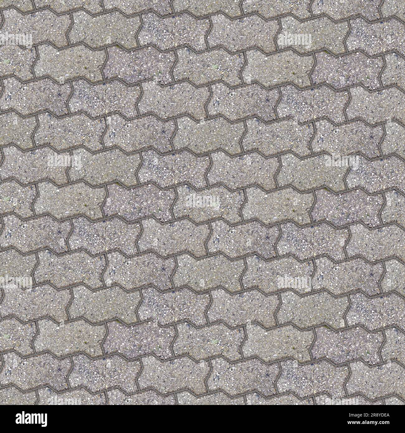 Concrete flooring block assembled on a substrate of sand - type of ...