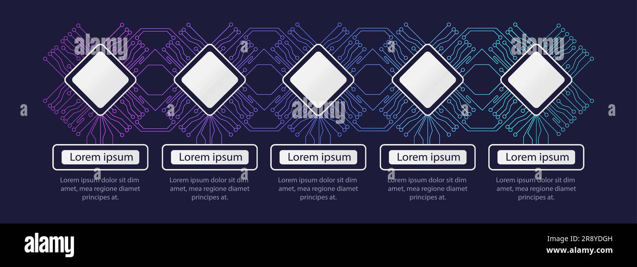 Computer troubleshooting infographic chart design template Stock Vector ...