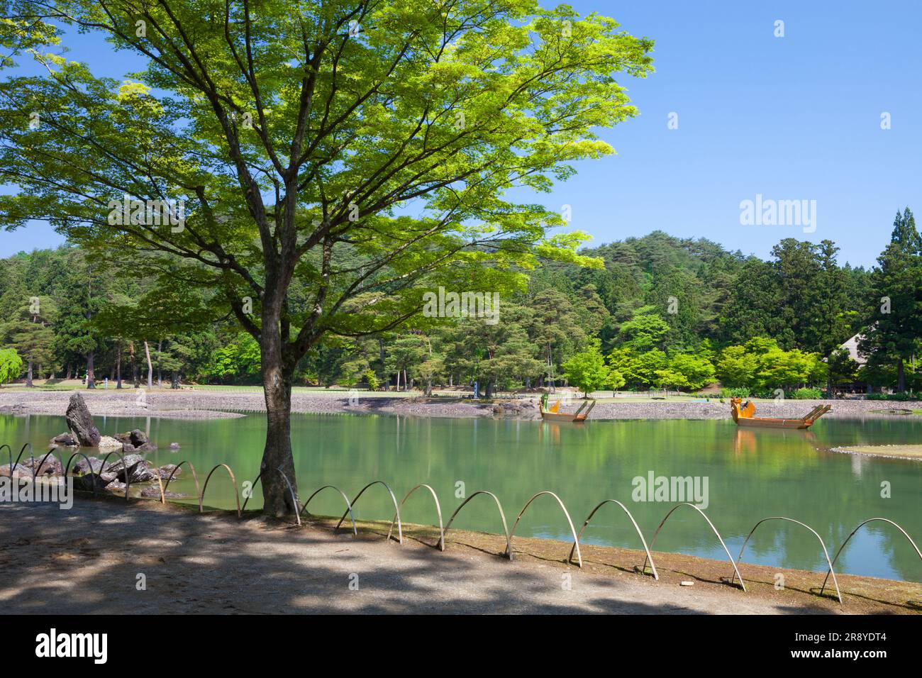 Pure Land Garden at Motsu-ji Temple Stock Photo - Alamy