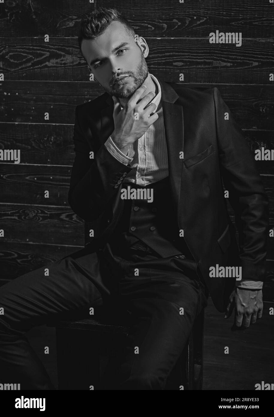 business success. Ambition and individuality, successful. Businessman ...