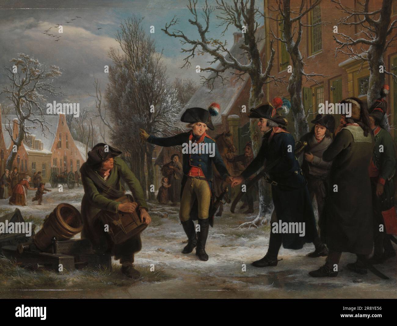 General Daendels Taking Leave of Lieutenant-Colonel Krayenhoff, 1795 ...