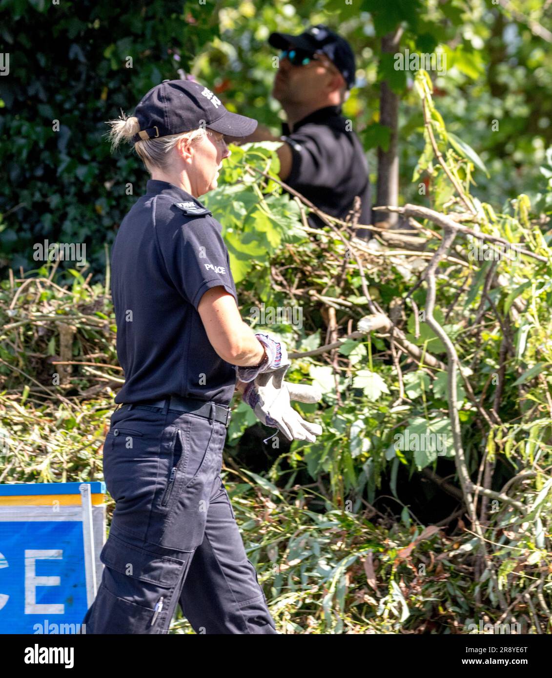 Newhaven, East Sussex, UK. 23rd June, 2023. Sussex police officers ...