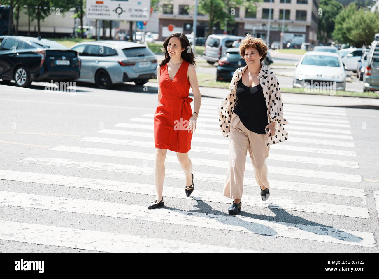 The Minister for Social Rights and Agenda 2030, Ione Belarra (left ...