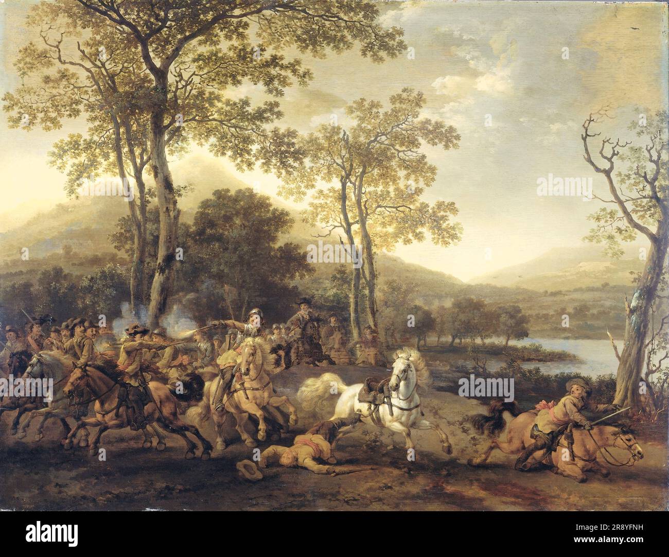 Horseman skirmish hi-res stock photography and images - Alamy