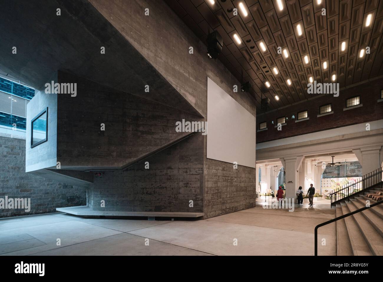 Hong Kong, China - April 2023: Laundry Steps of JC Cube at Tai Kwun ...