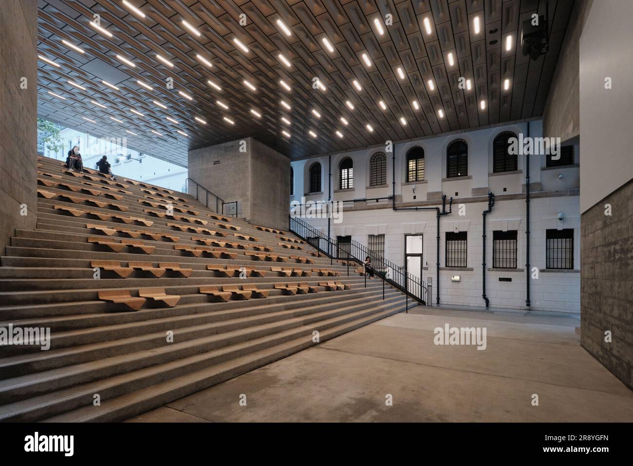 Hong Kong, China - April 2023: Laundry Steps of JC Cube at Tai Kwun ...