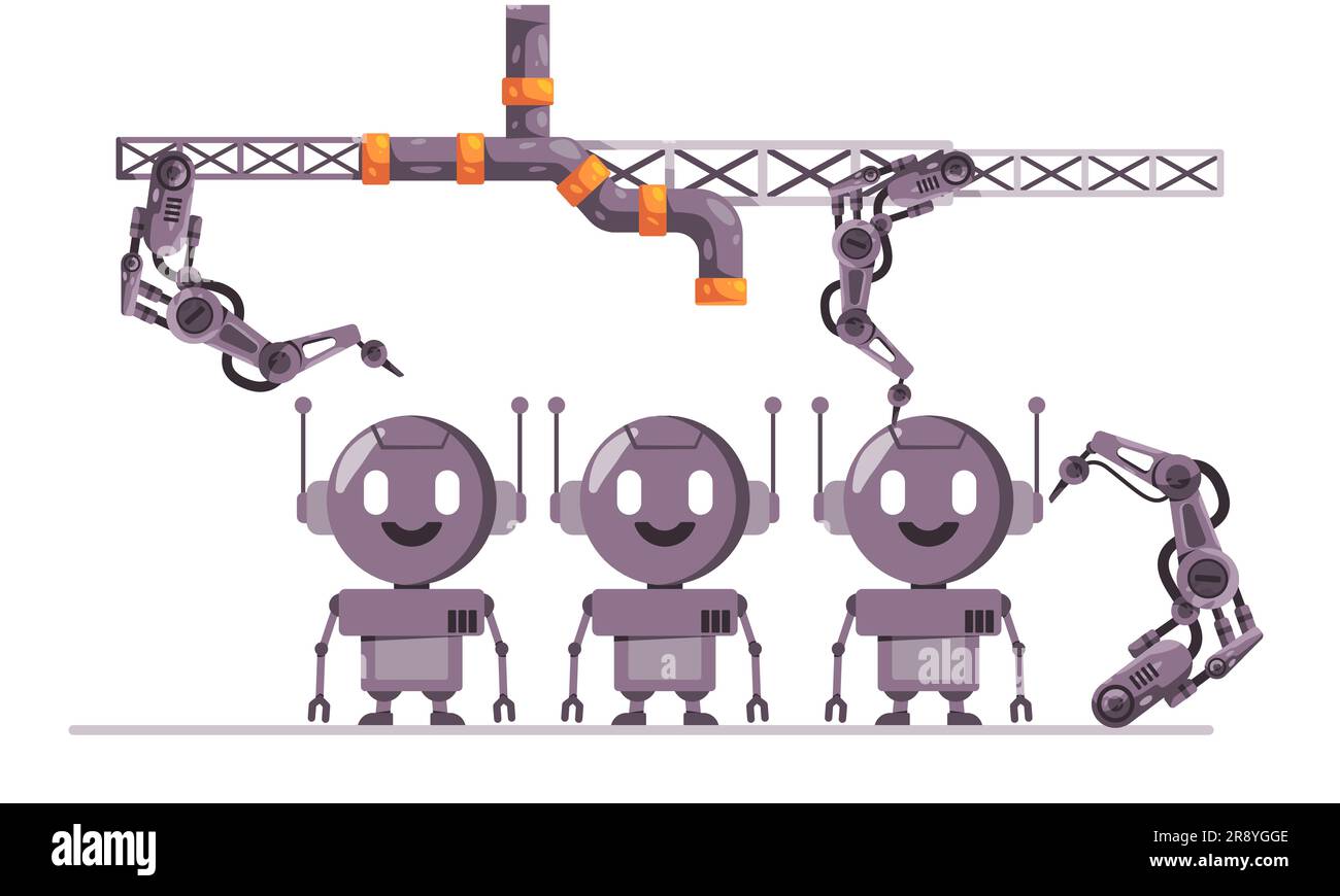 Robot cyborg robotic toy mechanical arm robotic line production ... Robot cyborg robotic toy mechanical arm robotic line production ...