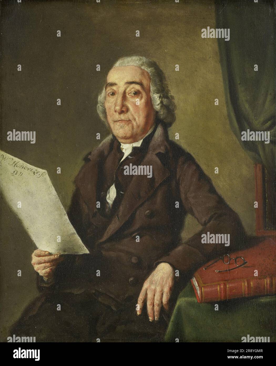 Jacob de Vos Sr (1735-1833), Amsterdam Art Collector, 1811 Stock Photo ...