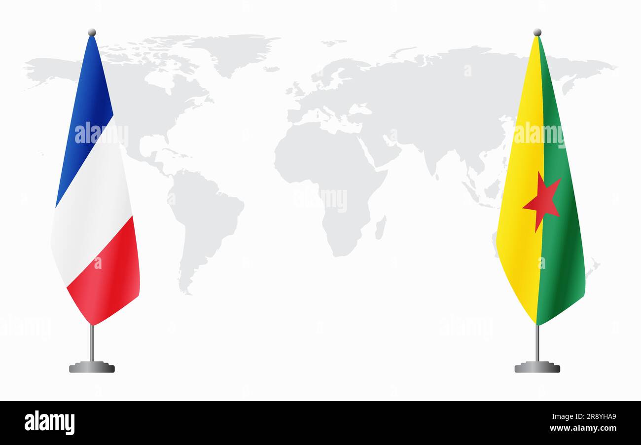 France french guiana flags Stock Vector Images - Alamy