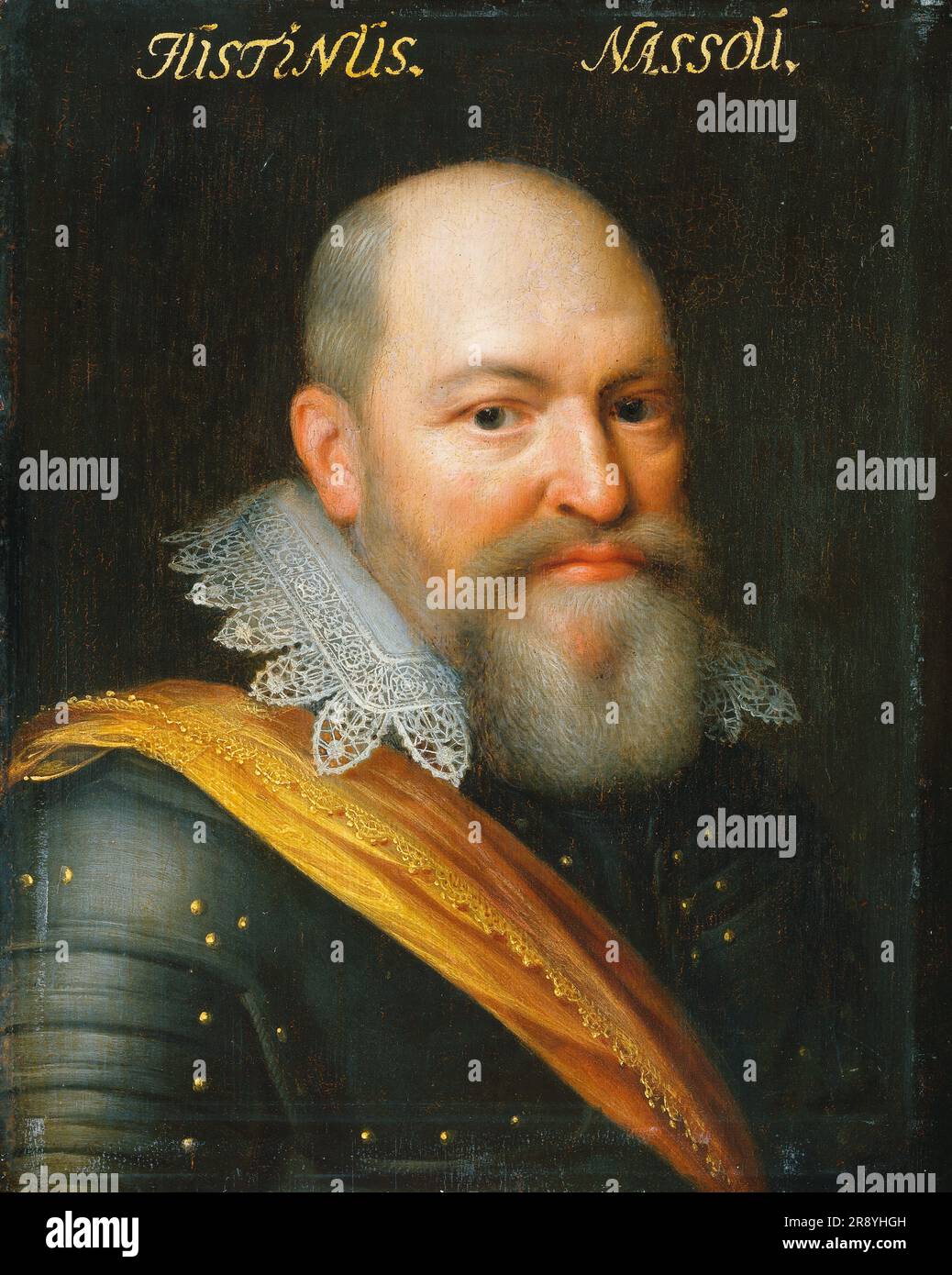 Portrait of Justinus of Nassau (1559-1631), c.1609-c.1633 Stock Photo ...