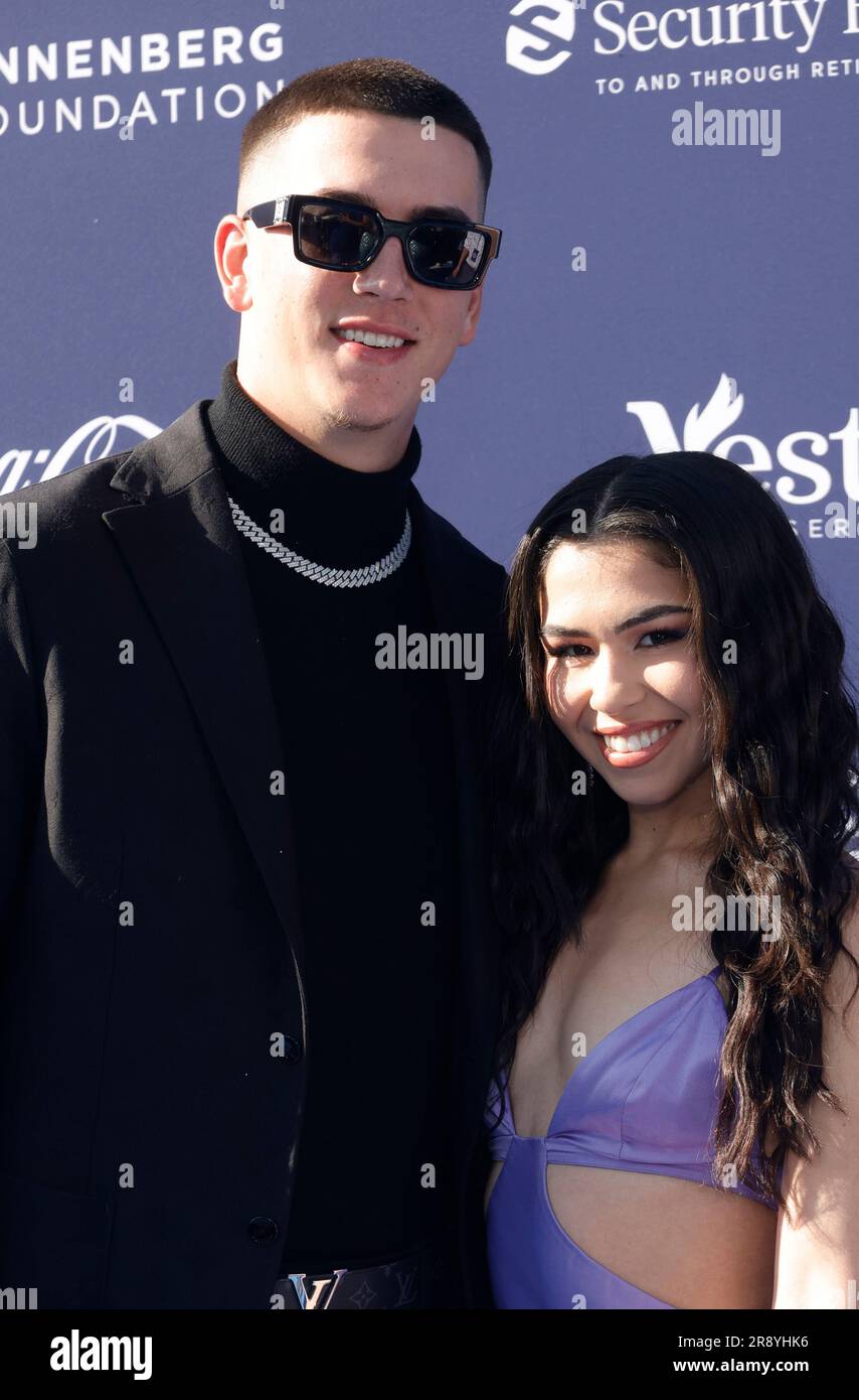 Los Angeles, Ca. 22nd June, 2023. Bobby Miller, Natalie Loureda at the ...