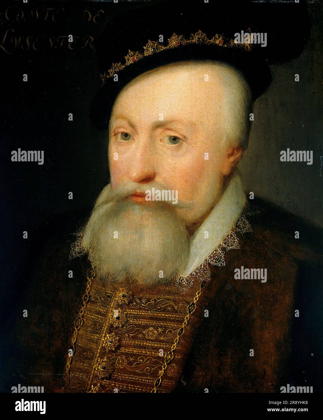 Portrait of Robert Dudley (1532-88), Earl of Leicester, c.1609-c.1633 ...