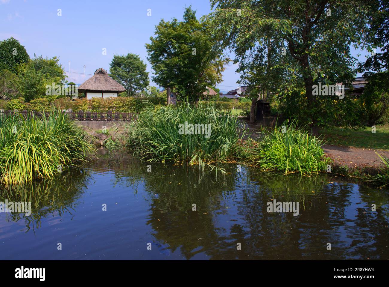 Oshino Hakkai Shobu pond Stock Photo - Alamy
