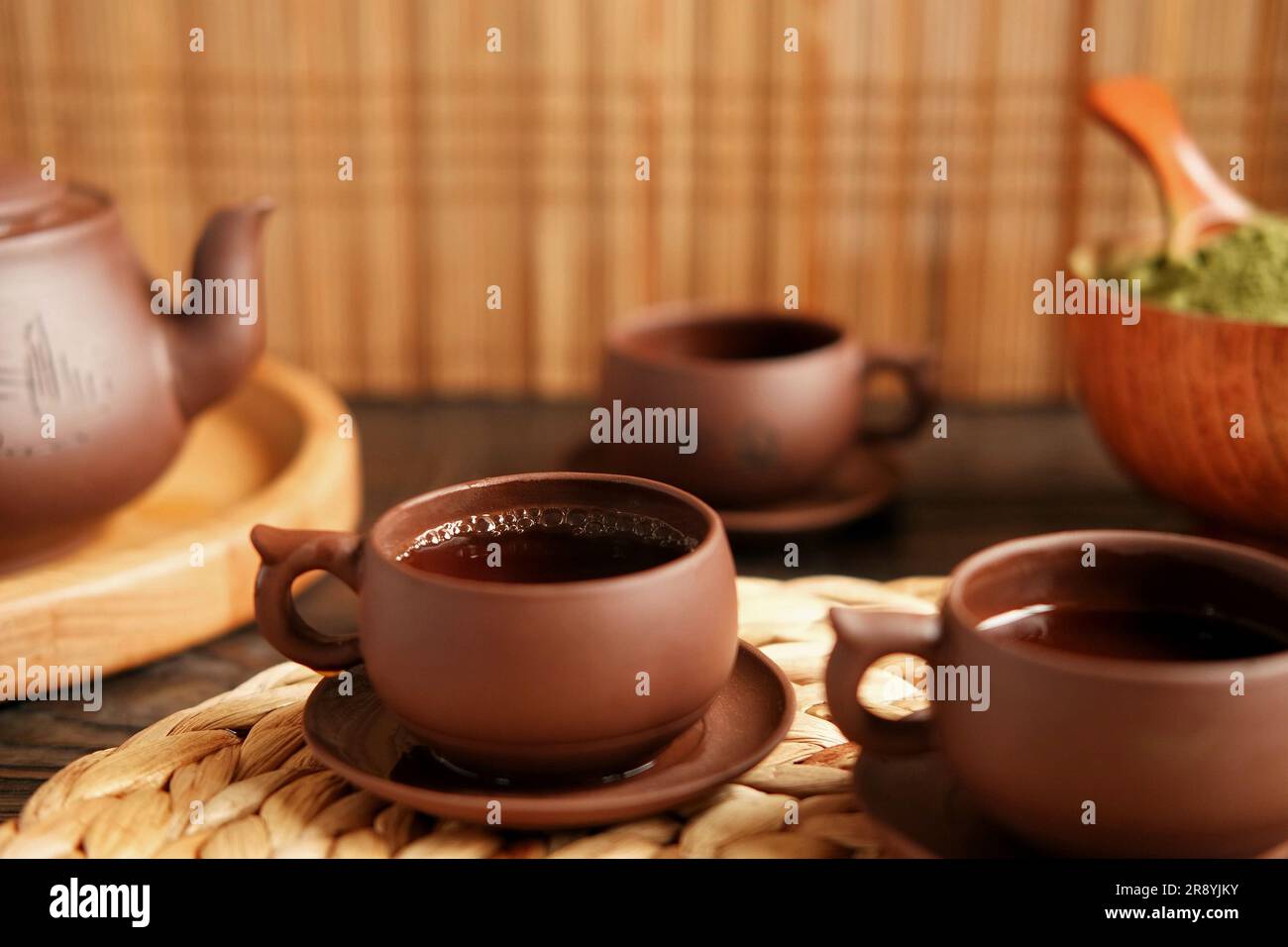 Tea Ceremony. Traditional Asian Tea Utensil, Serving Authentic Set ...