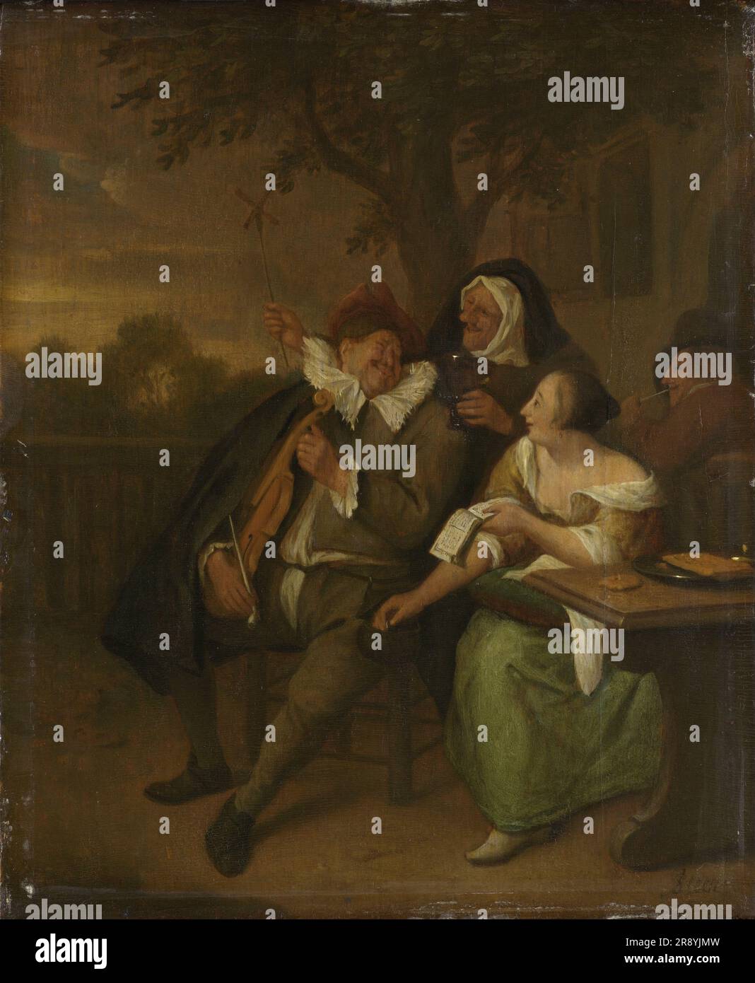 1700 woman violin hi-res stock photography and images - Alamy