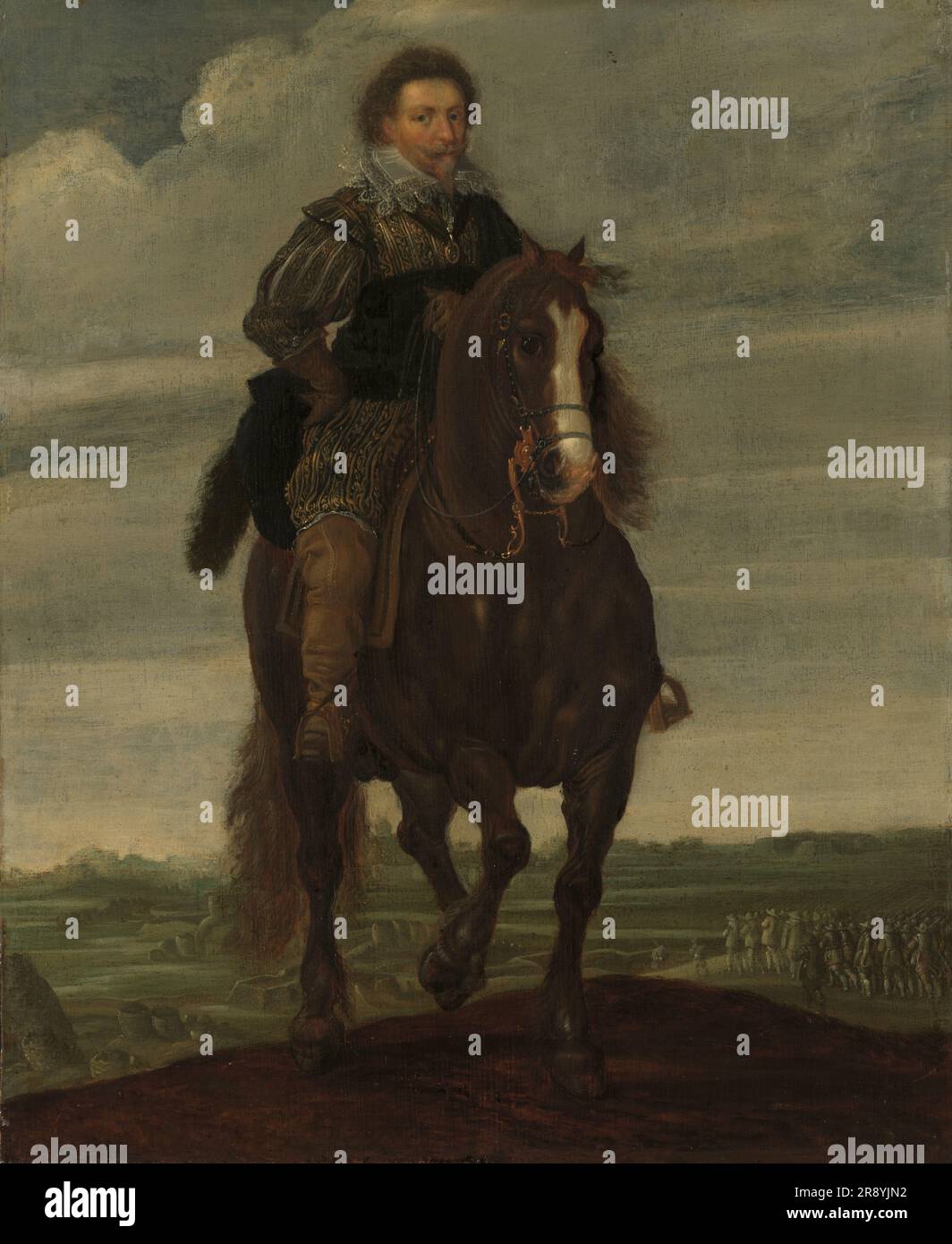 Prince Frederik Hendrik on Horseback, c.1629-c.1635 Stock Photo - Alamy