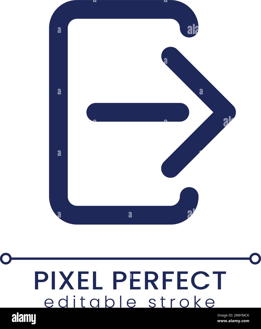 Logout pixel perfect linear ui icon Stock Vector Image & Art - Alamy Logout pixel perfect linear ui icon Stock Vector Image & Art - Alamy
