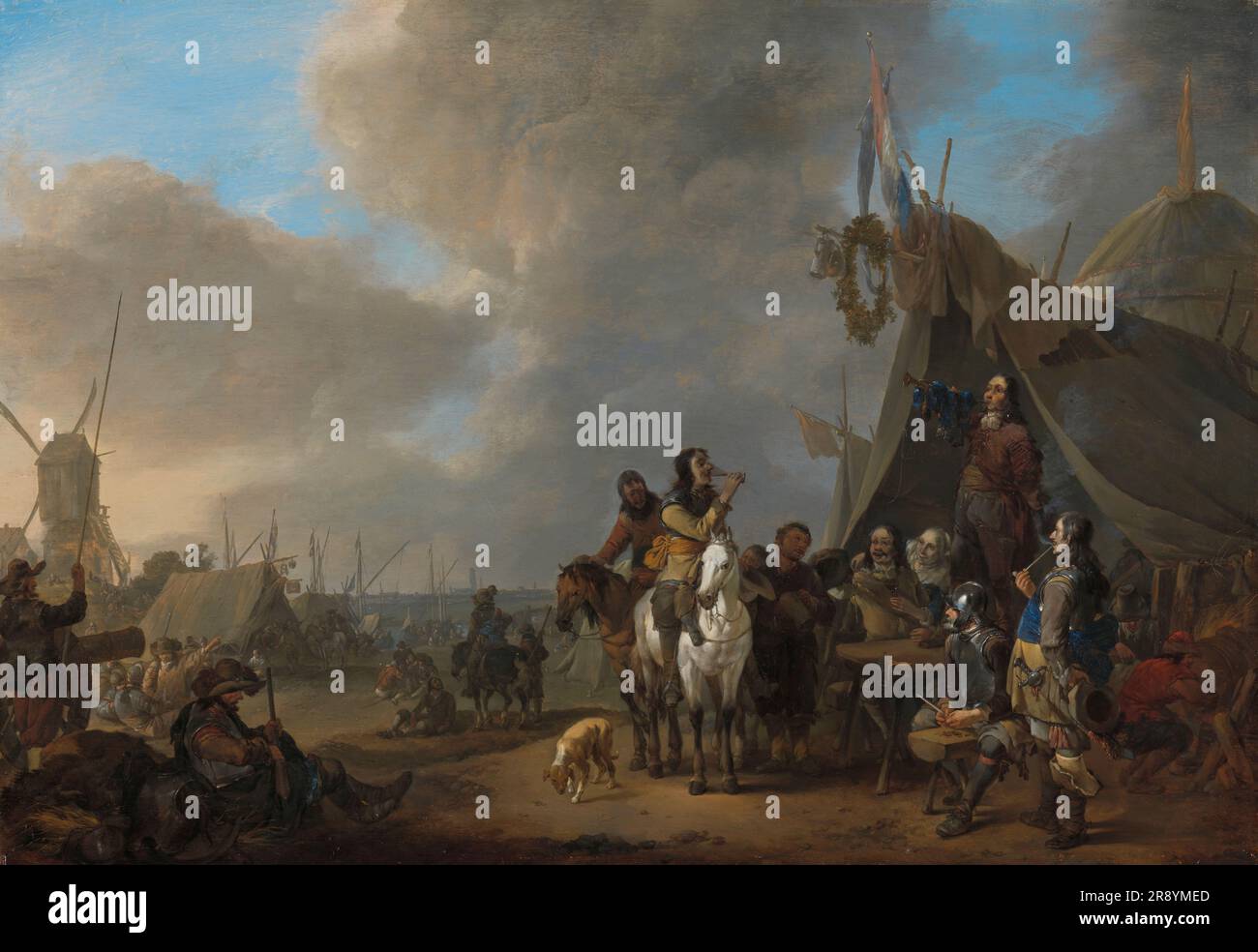 Army Camp, 1650-1674 Stock Photo - Alamy