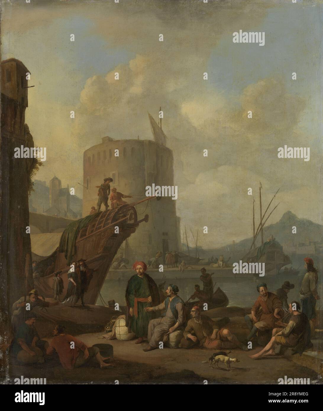 17th century harbor canvas hi-res stock photography and images - Alamy