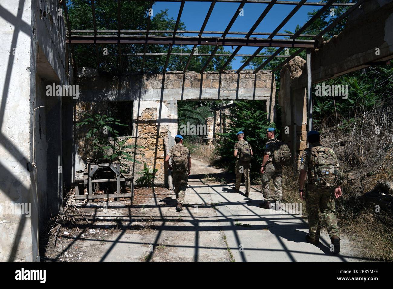 PLEASE NOTE: Image has been pixelated by PA at the request of the MoD ...