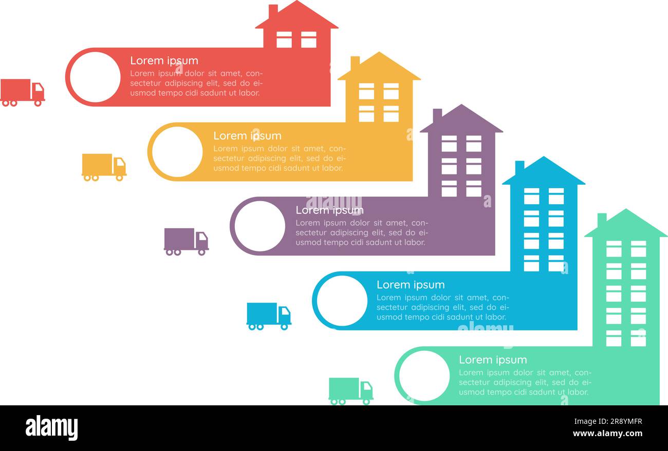 Meal preparation service infographic chart design template Stock Vector ...
