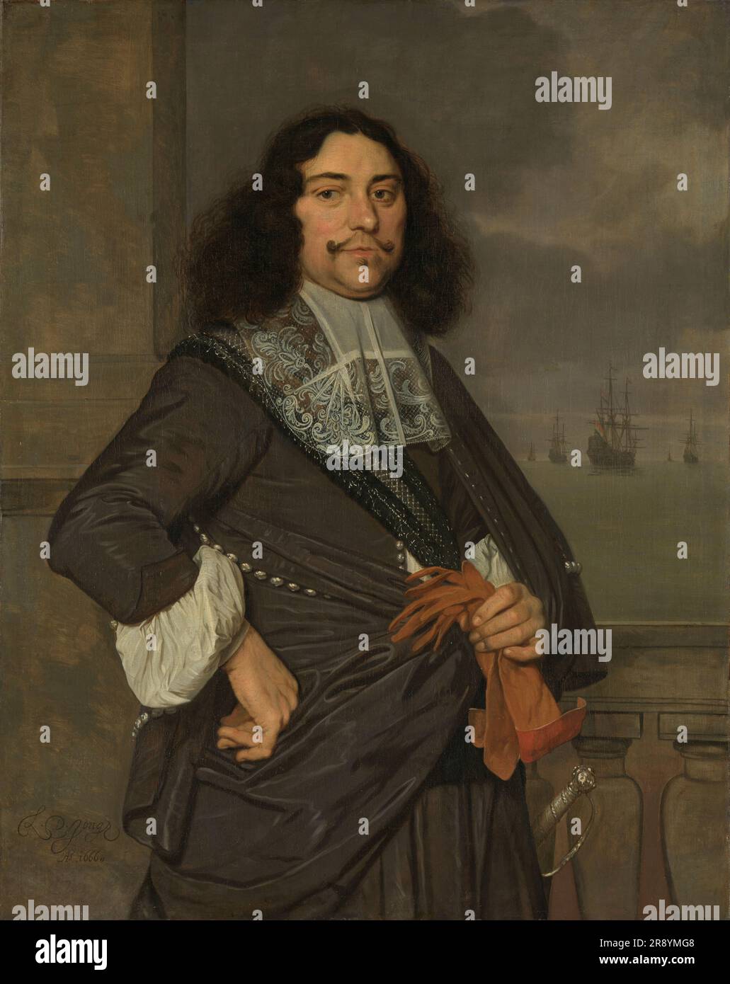 Jan van Nes (1631-80), Vice admiral of Holland and West-Friesland, 1666 ...