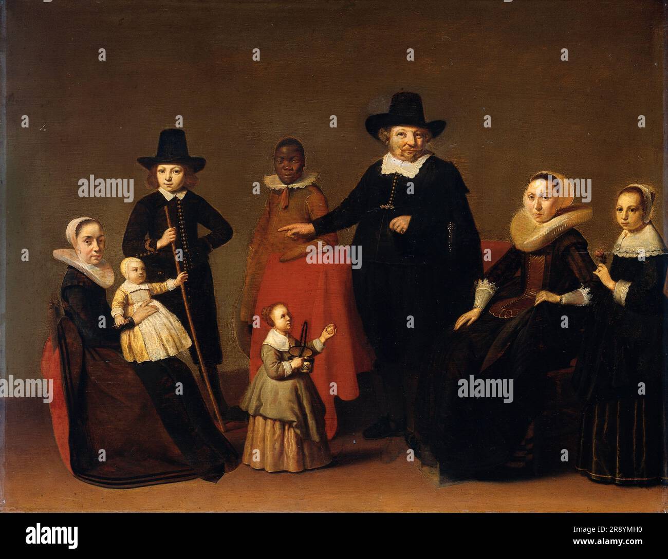 Family Group with a Black Man, c.1631-c.1650. Other Title(s): Family ...