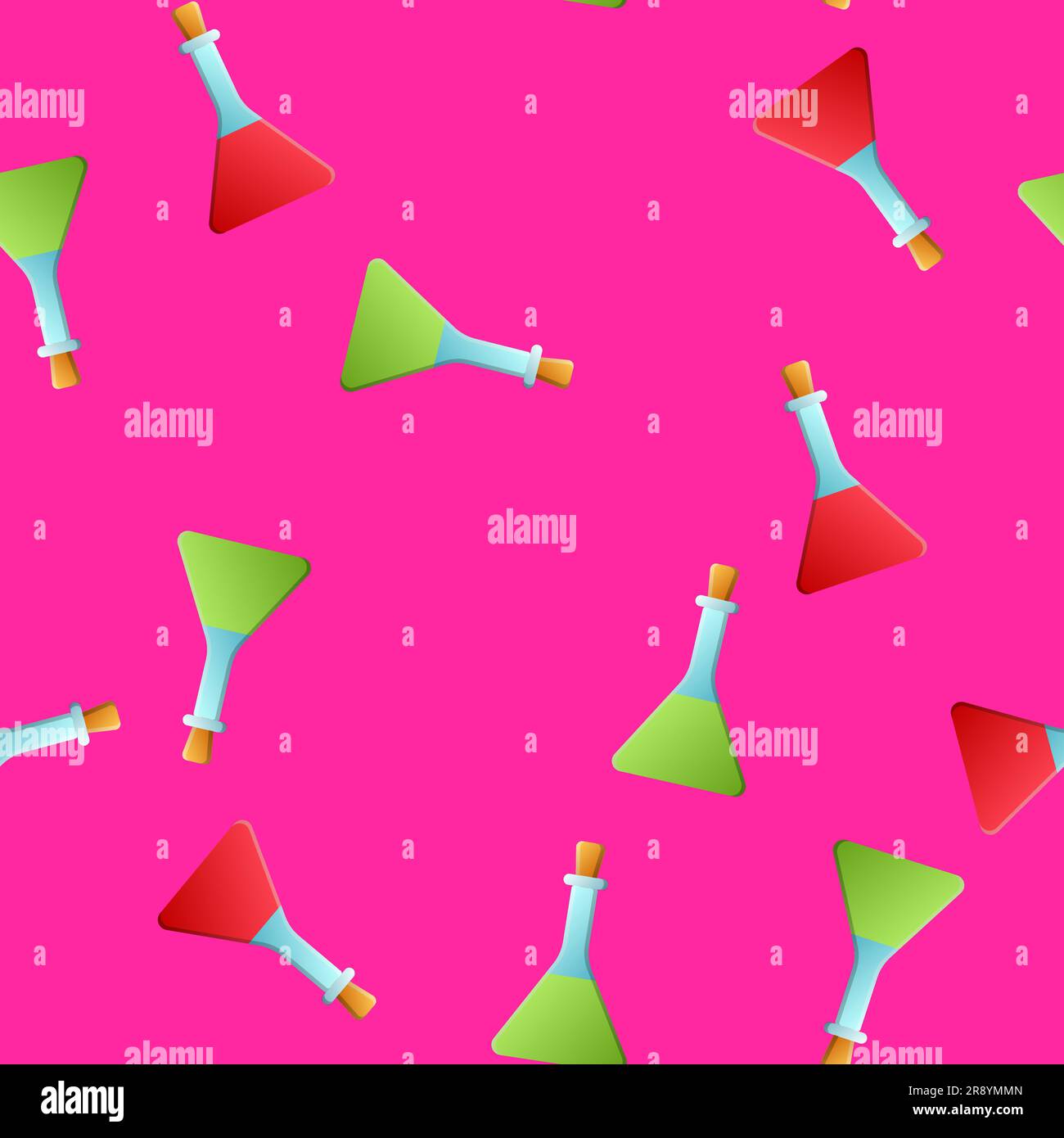 Endless seamless pattern of medical scientific medical supplies ...