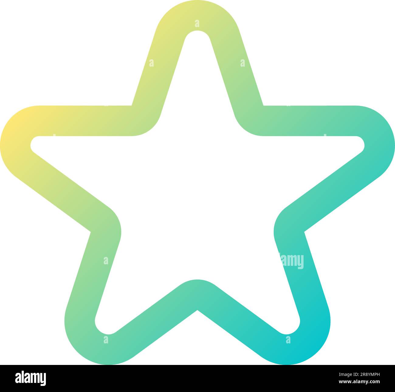 Star pixel perfect gradient linear ui icon Stock Vector Image & Art - Alamy