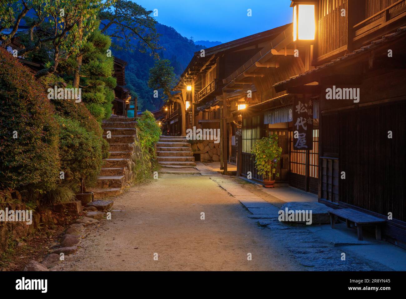 Tsumago japan night hi-res stock photography and images - Alamy