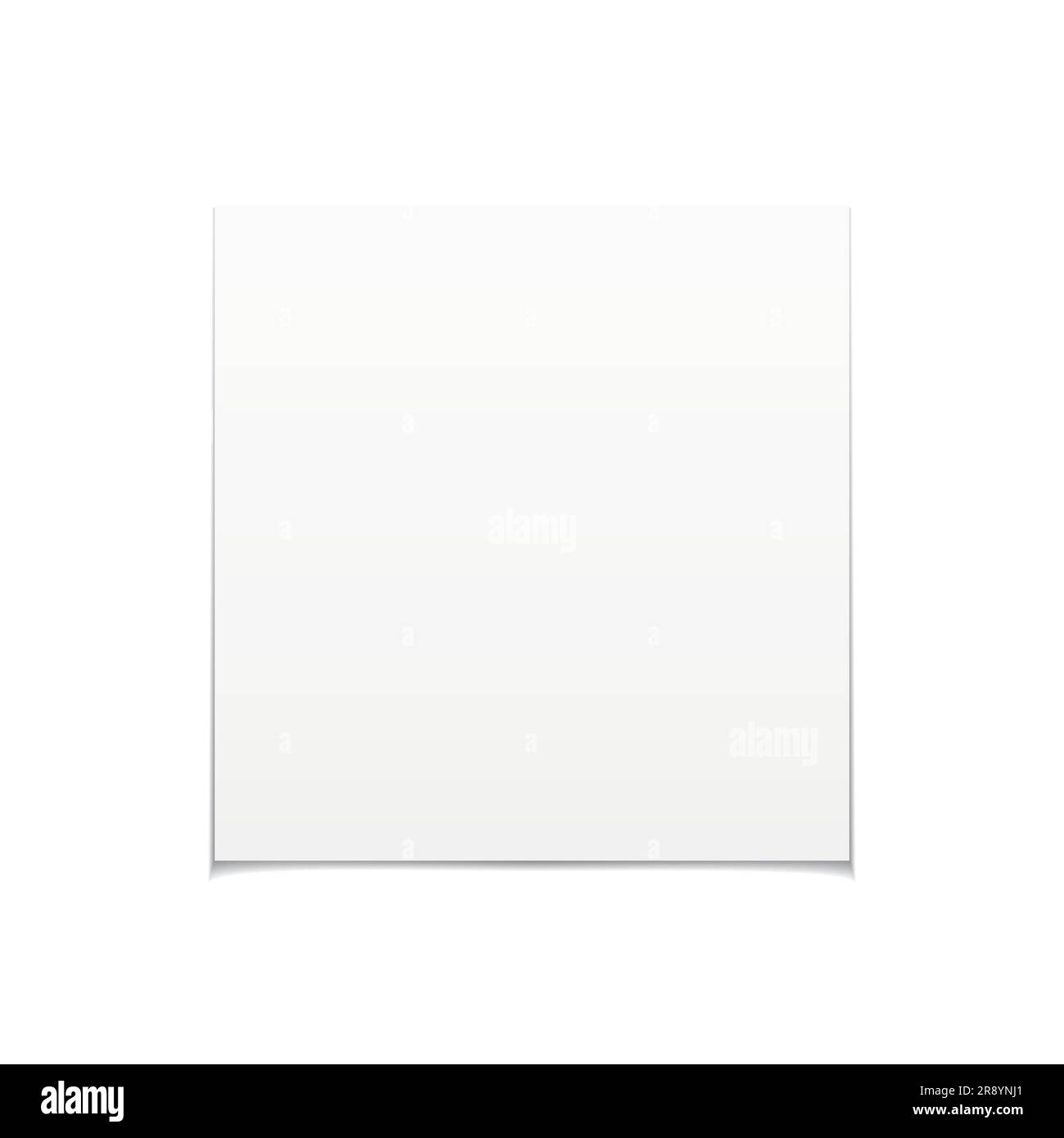 Vector sheet of paper isolated on white background Stock Vector Image ...