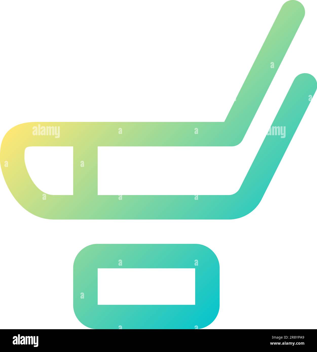 Hockey tournament pixel perfect gradient linear ui icon Stock Vector ...