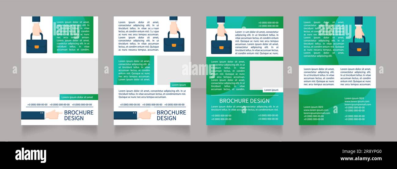 Onboarding process guide blank brochure layout design Stock Vector ...