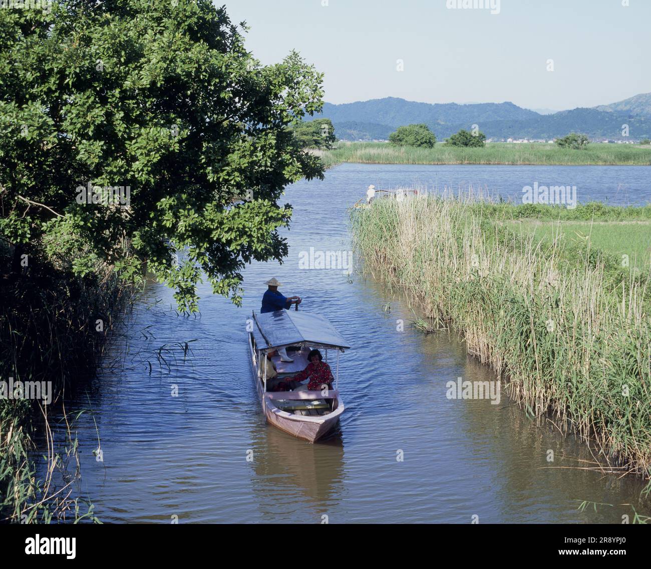 tour around a riverside area Stock Photo - Alamy