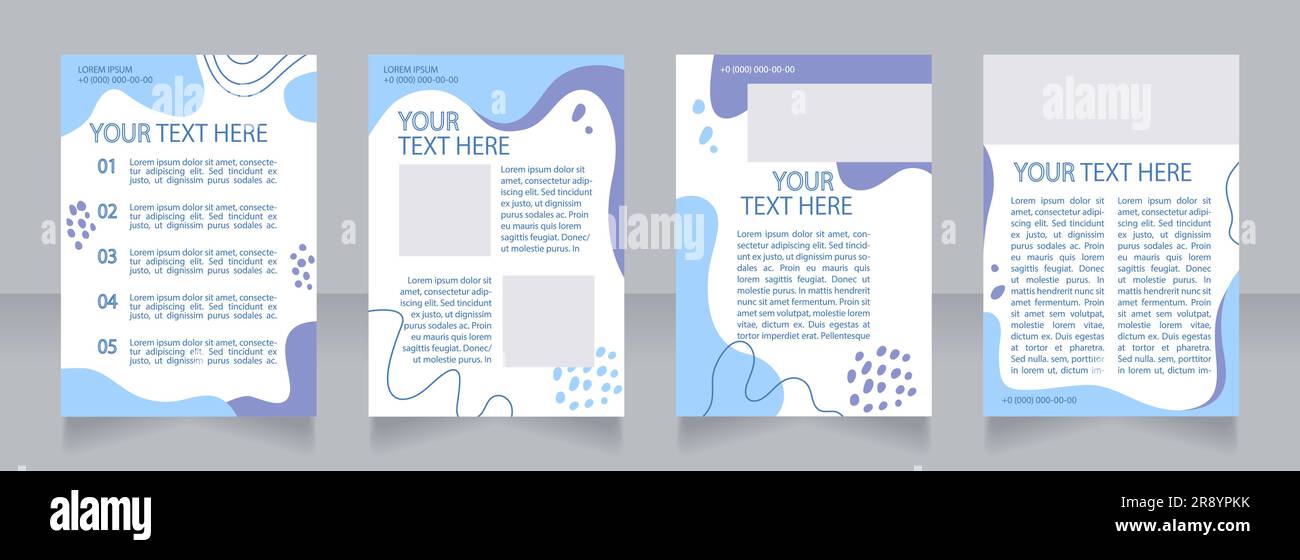 Cleaning service promotion blank brochure layout design Stock Vector ...