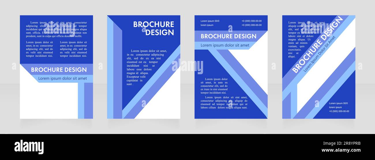 Higher education lecture blank brochure layout design Stock Vector ...