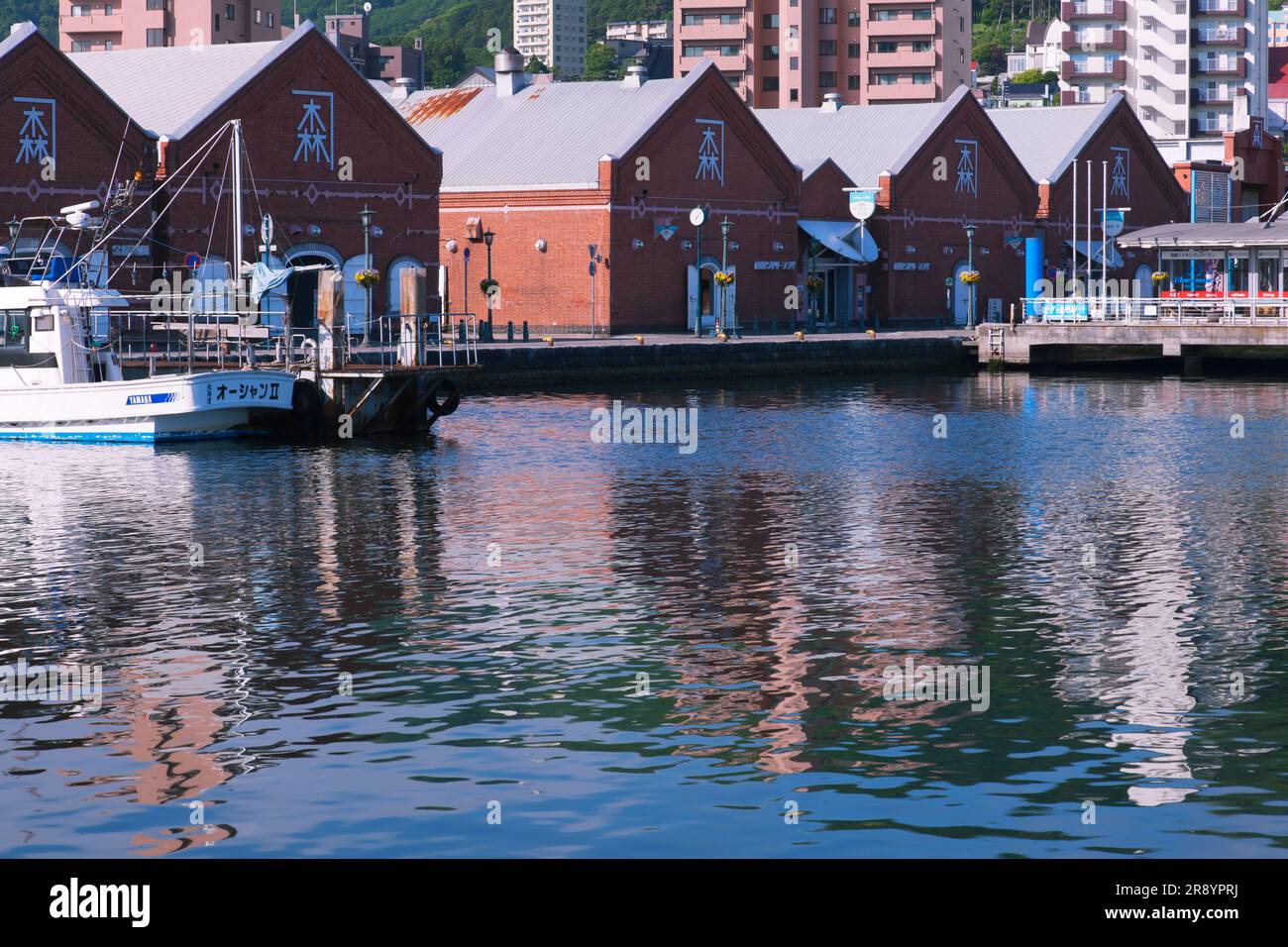 Kanemori red brick warehouse Stock Photo - Alamy