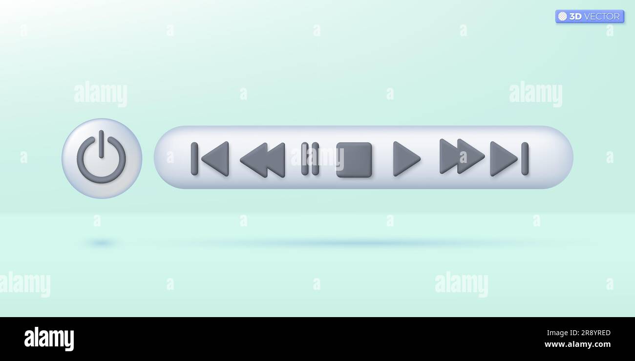Media player control icon symbol. interface multimedia, audio music ... Media player control icon symbol. interface multimedia, audio music ...