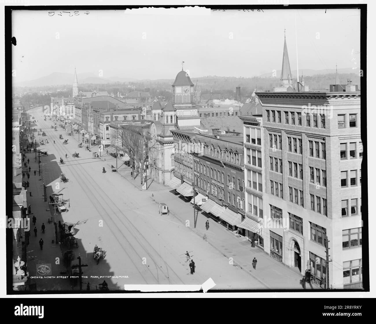 North Street from the park, Pittsfield, Mass., c1906 Stock Photo - Alamy