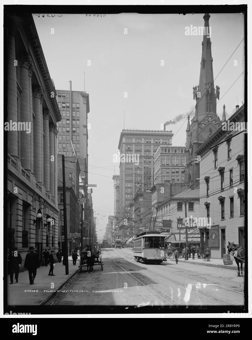 Street road tram trams in Black and White Stock Photos & Images - Alamy