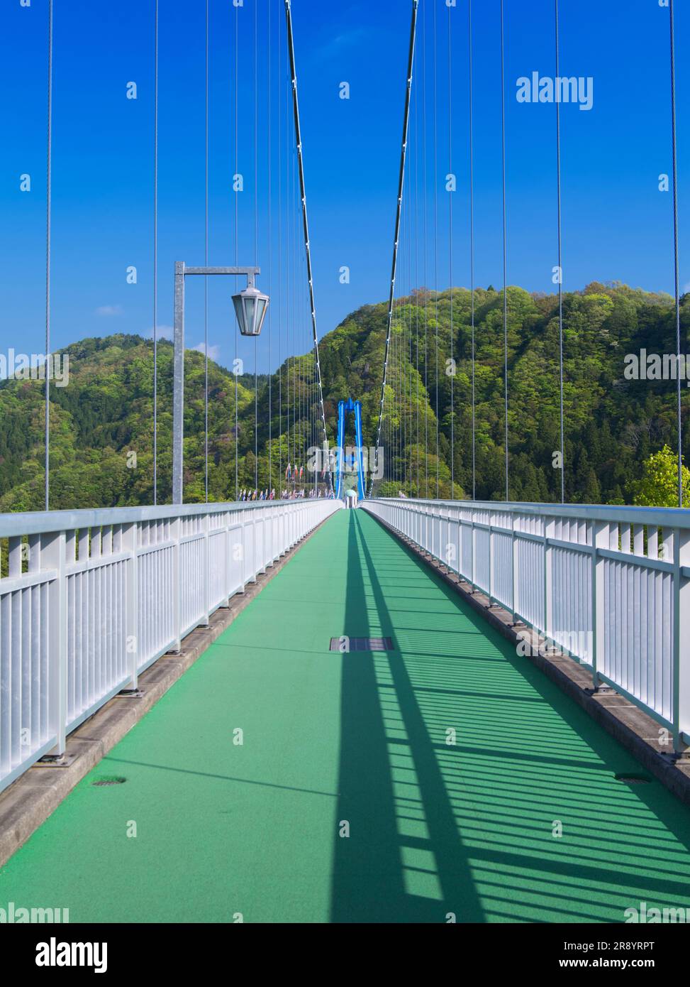 Ryujin ?tsuri Bashi suspension bridge Stock Photo - Alamy