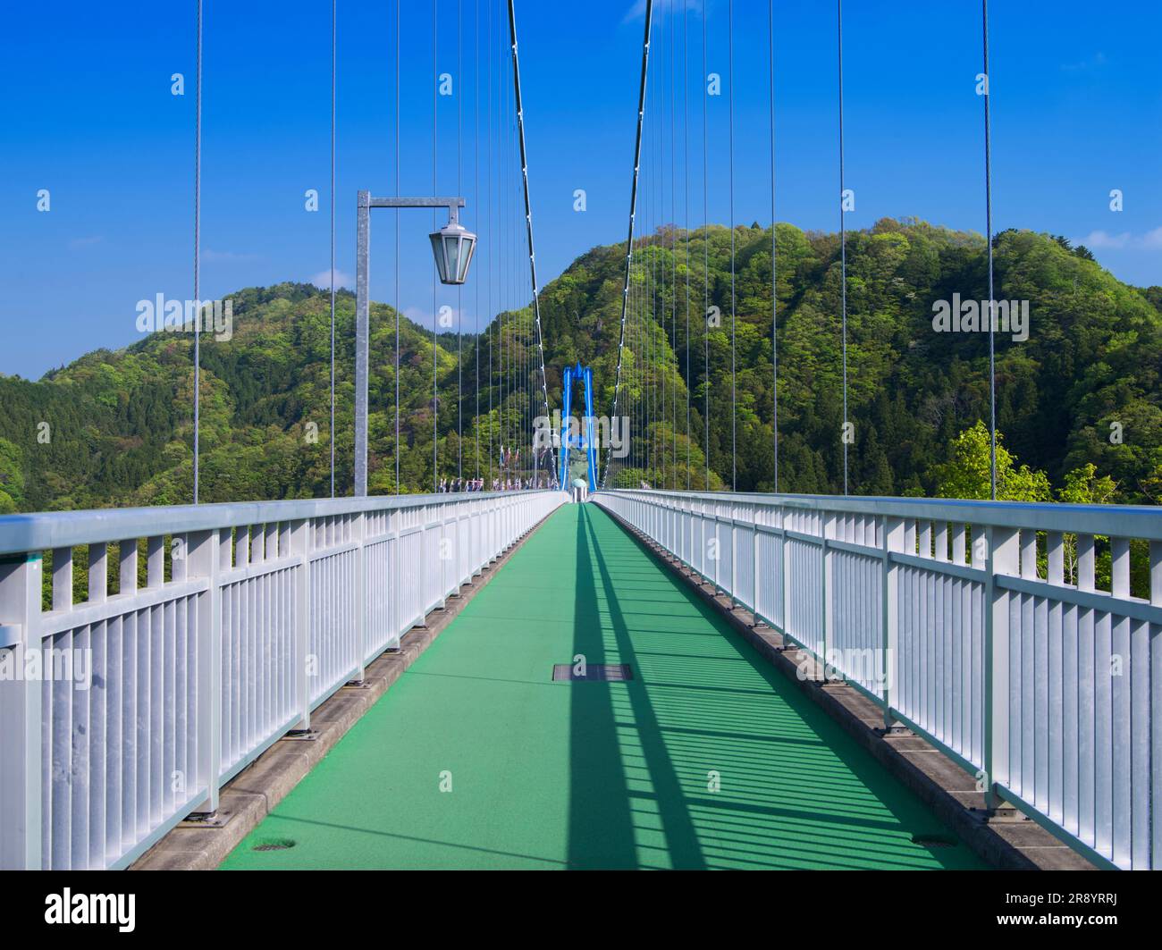 Ryujin ?tsuri Bashi suspension bridge Stock Photo - Alamy