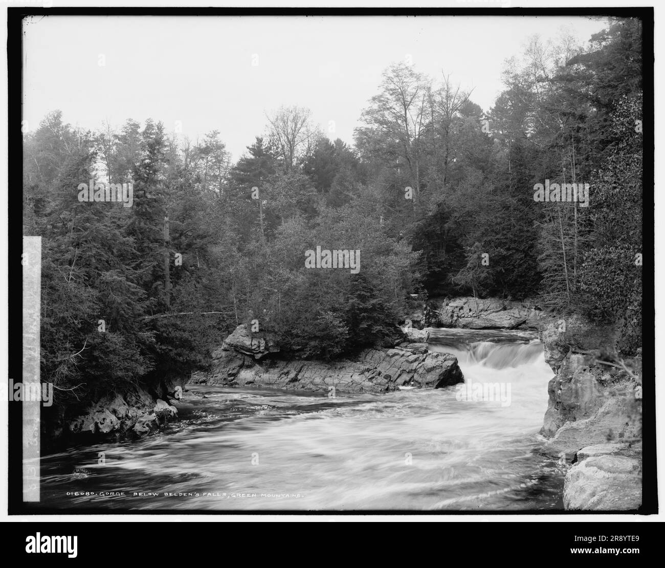 Gorge below Belden's Falls, Green Mountains, between 1900 and 1906 ...