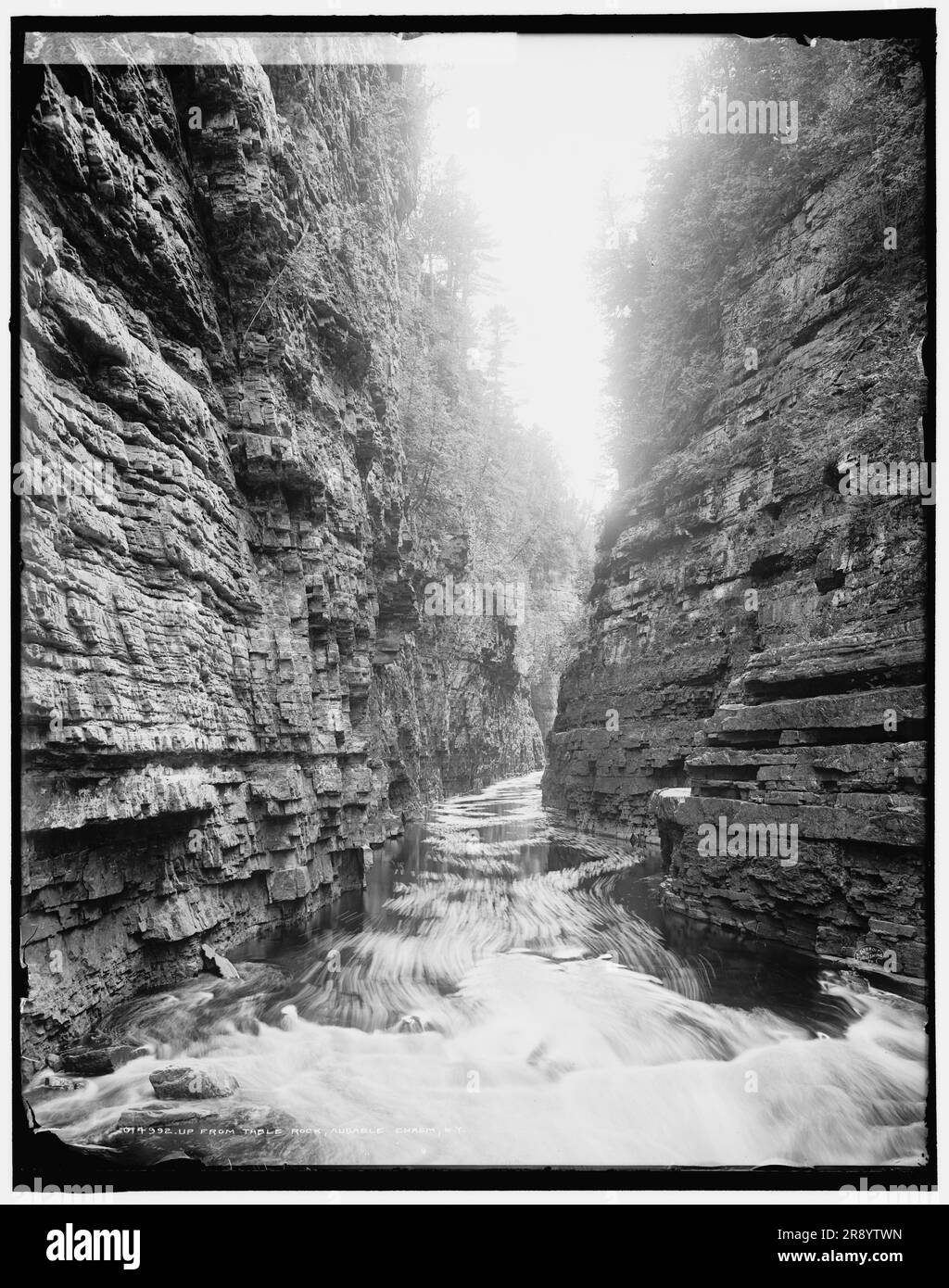Au sable chasm up Black and White Stock Photos & Images - Alamy
