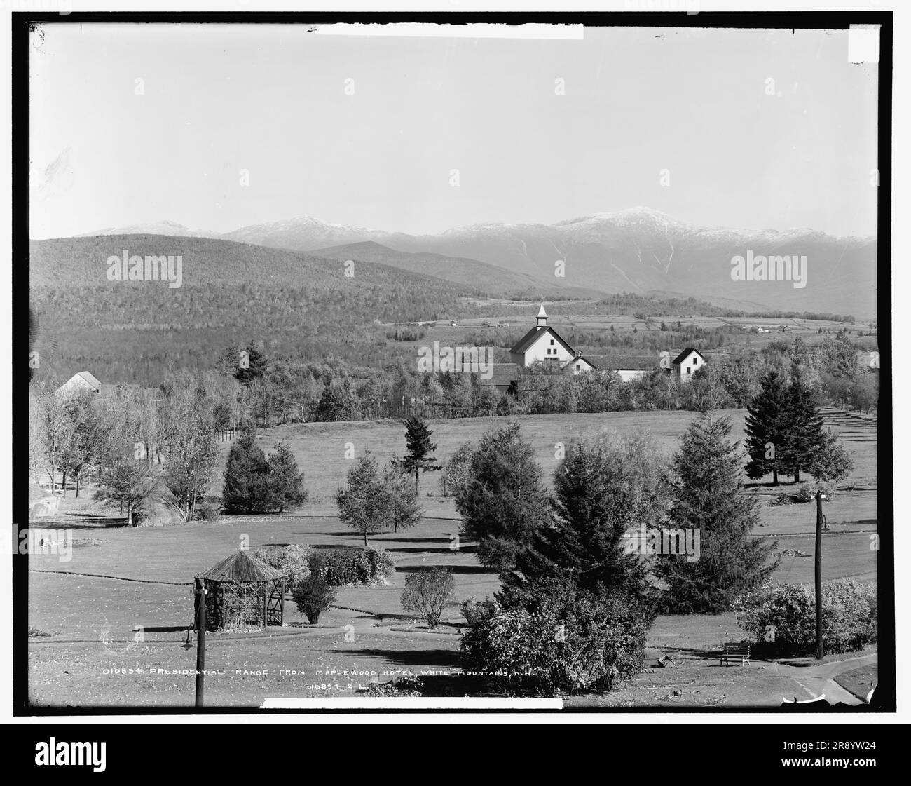 Presidential Range from Maplewood Hotel i.e. House, White Mountains, N ...