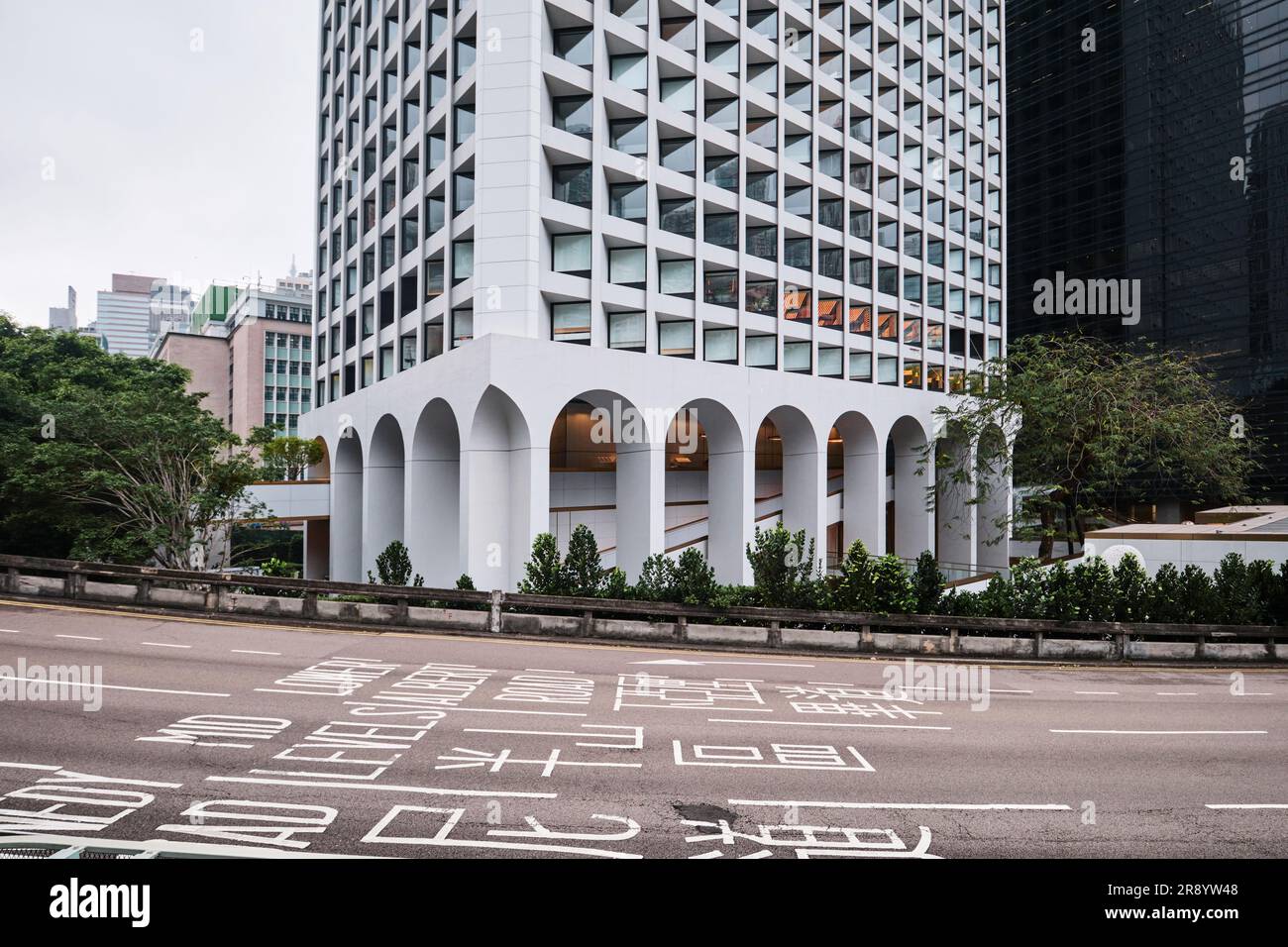 Hong Kong, China - April 24 2023: The Murray Hotel designed by Norman ...