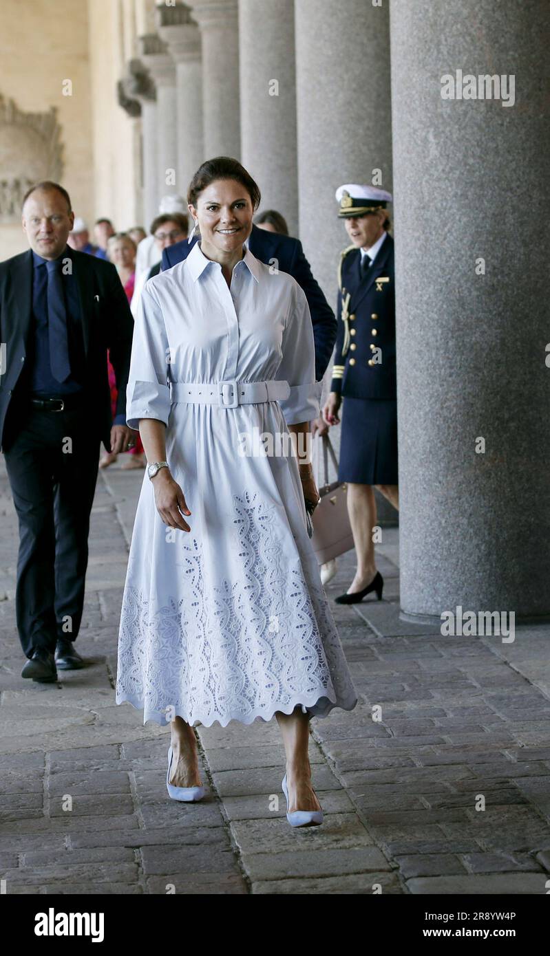 Crown Princess Victoria at the inauguration of the new artwork "Love ...