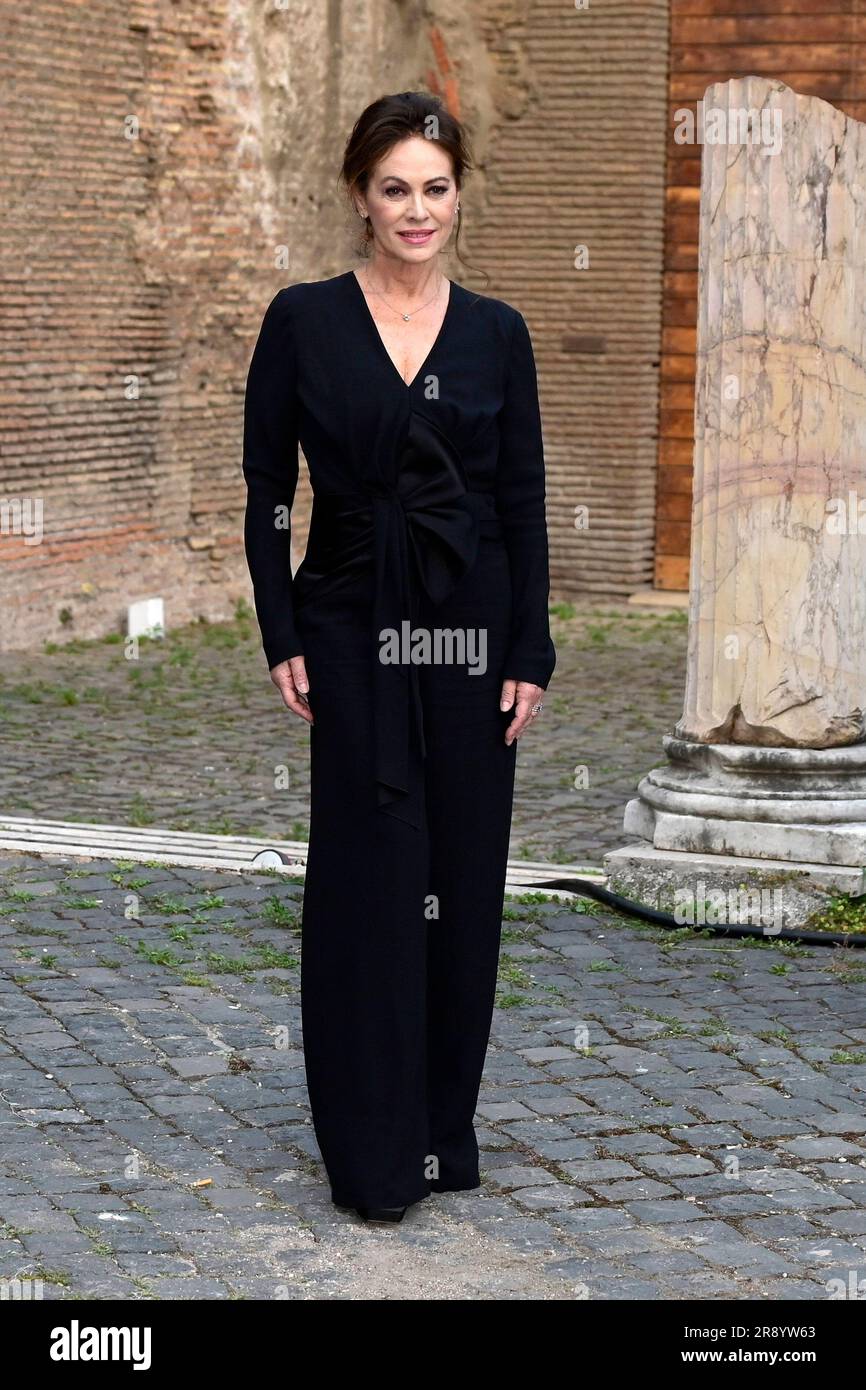 Elena Sofia Ricci beim Anlaids Charity Dinner in den Diokletiansthermen ...