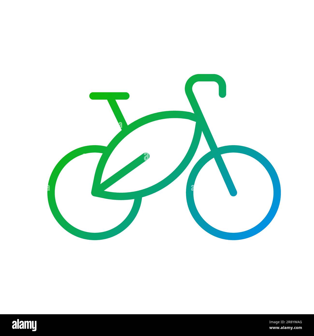 Riding bike pixel perfect gradient linear vector icon Stock Vector ...